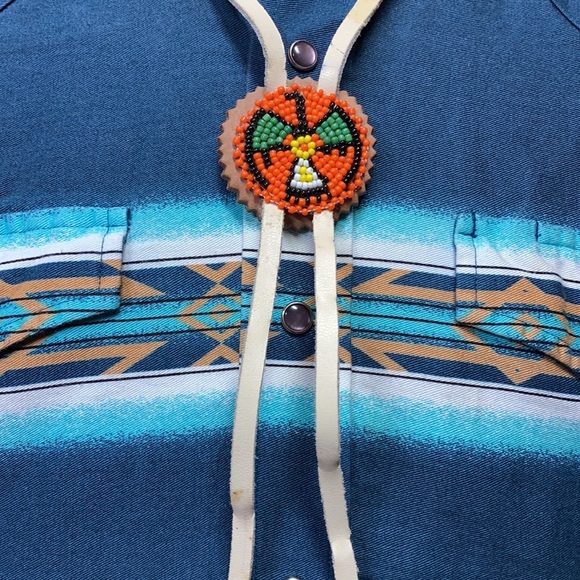 Accessories | Native American Thunderbird Beaded Bolo Tie | Poshmark
